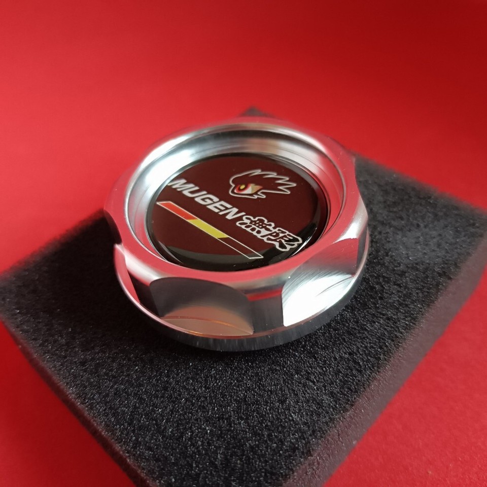 CHROME MUGEN ENGINE OIL FILLER CAP for CIVIC ACCORD RSX K20A S2000 FIT ...