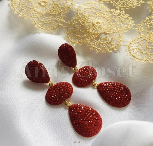 TURKISH HANDMADE DRUZY JEWELRY 925 STERLING SILVER DROP EARRINGS | eBay