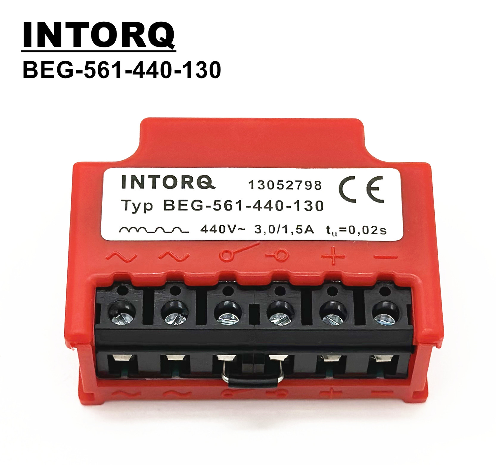 INTORQ BEG-561-440-130 440V 3,0/1,5A tu=0,02s 13052798 brake Rectifier ...