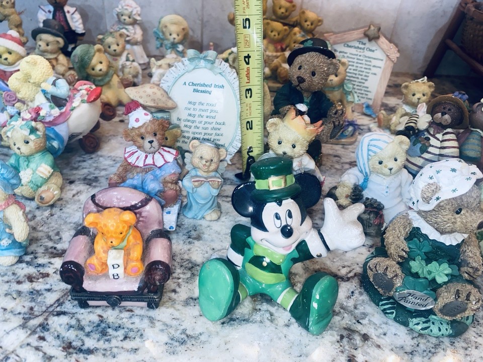 Cherished Teddies Figurines Collection Lot Huge Large Disney Irish | eBay
