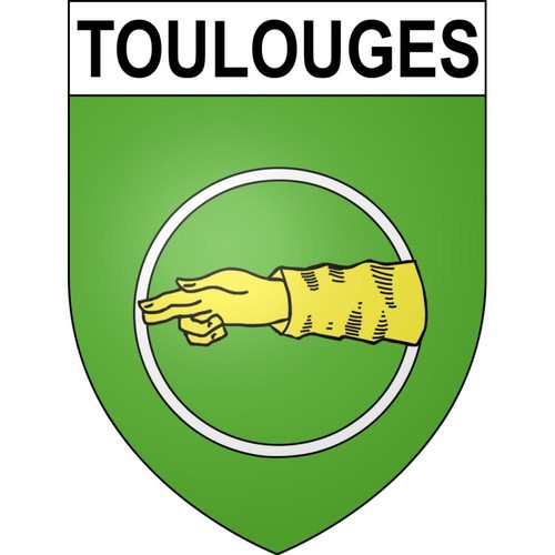 Toulouges 66 ville sticker blason écusson autocollant adhésif | eBay