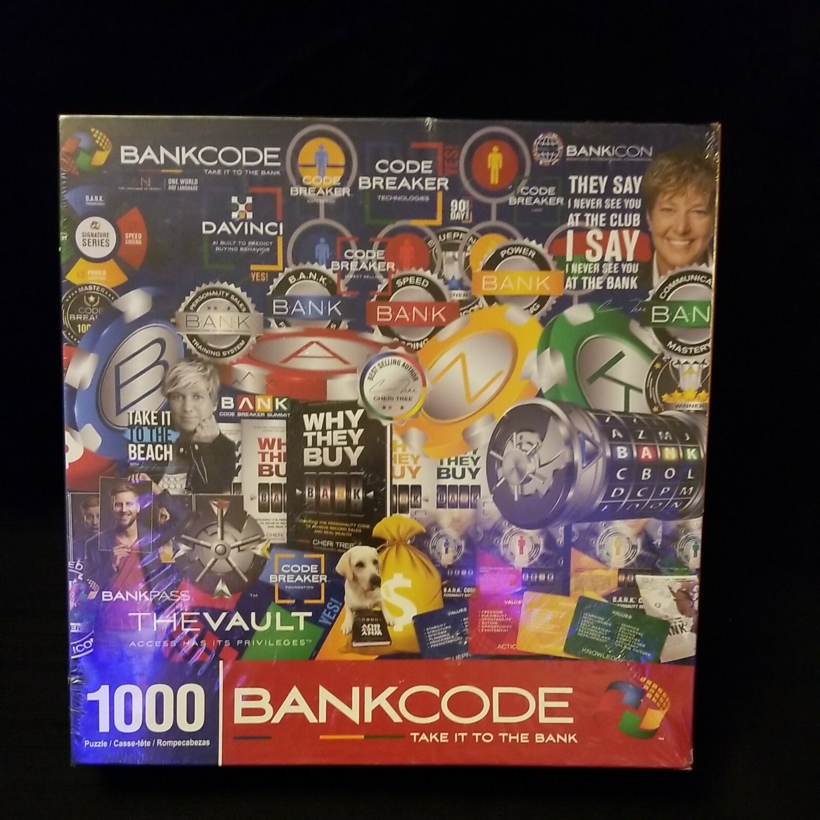 The Vault 1000 Piece Puzzle Bankcode Take It To The Bank Puzzle New | eBay