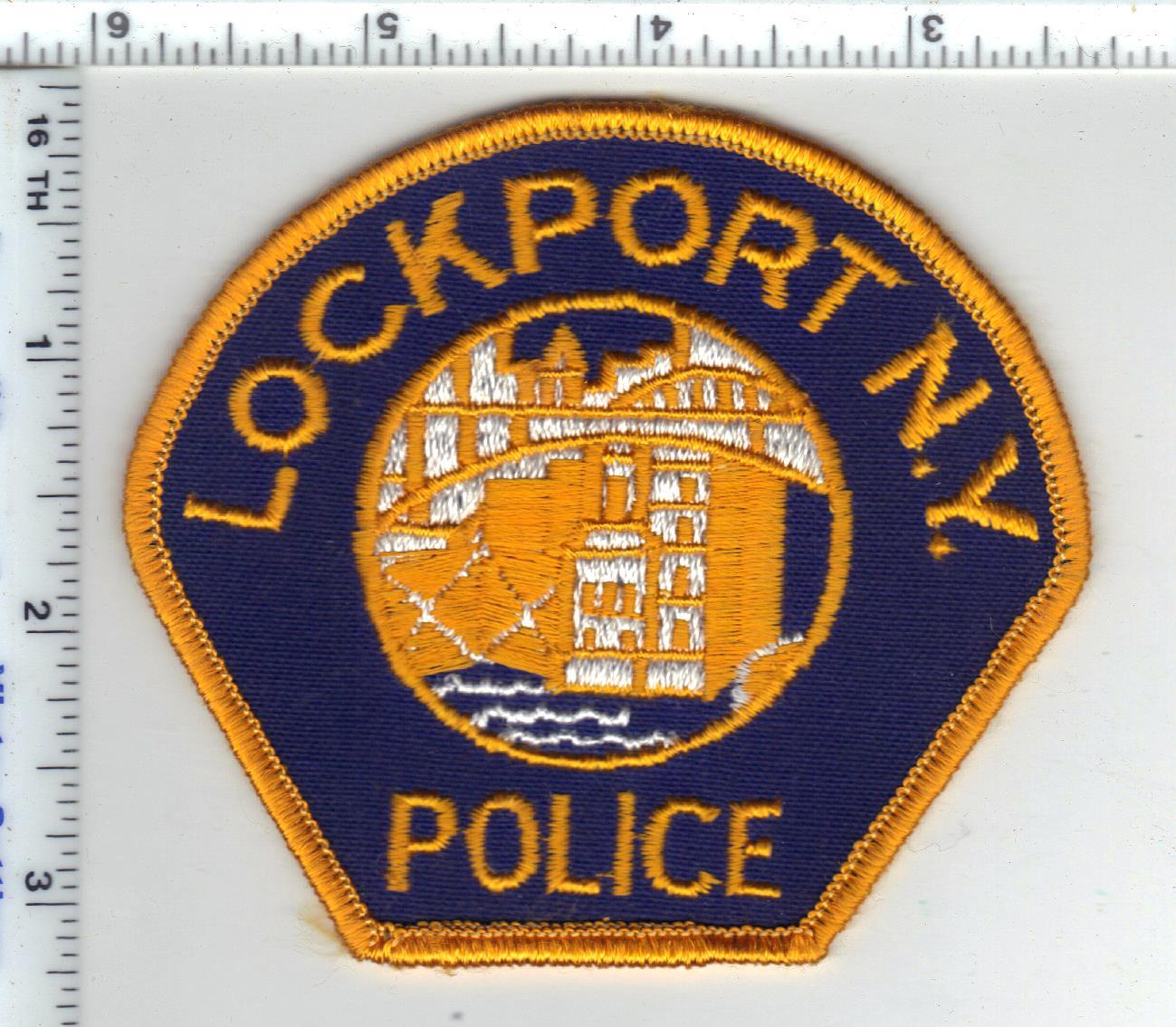 Lockport Police (New York) 1st Issue Shoulder Patch | eBay