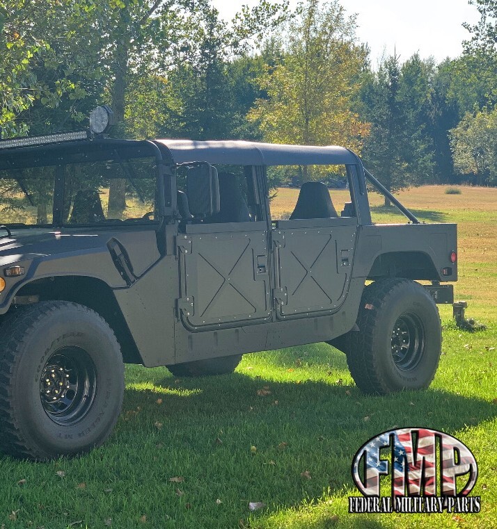 Military Humvee Tactical Half Doors - Lower Half REAR Set of 2 - Green ...