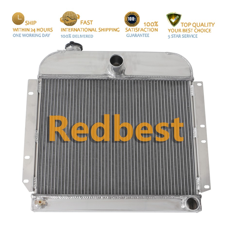3 Rows Aluminum Radiator Fit 1941-52 Plymouth Special Deluxe Station ...
