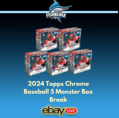 Cincinnati Reds 2024 Topps Chrome Baseball 5 Monster Box Break 1783 | eBay