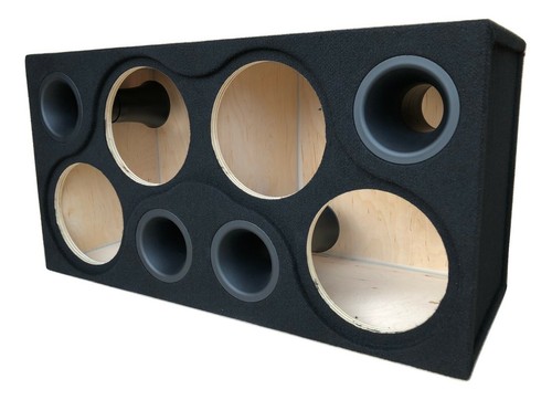 Custom Ported Sub Box Enclosure for 4 10" SoundQubed HDS 3.1 HDS3.110 ...