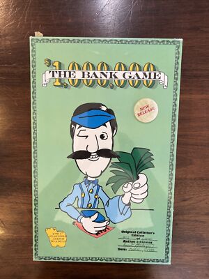 Board Game 1,000,000 The Bank Game Obscure Rare 1986 Educational ...