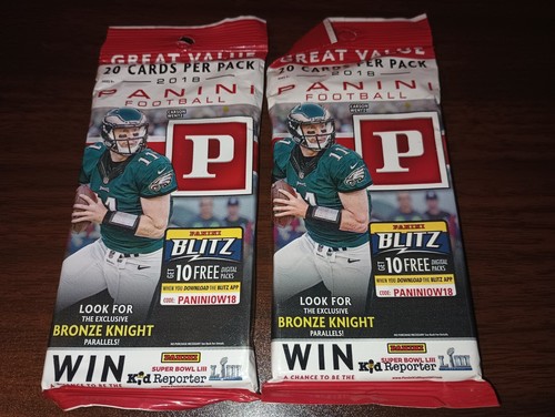 2018 PANINI Football Fat Pack lot 20 Cards Ea Chase Josh Allen Saquon ...