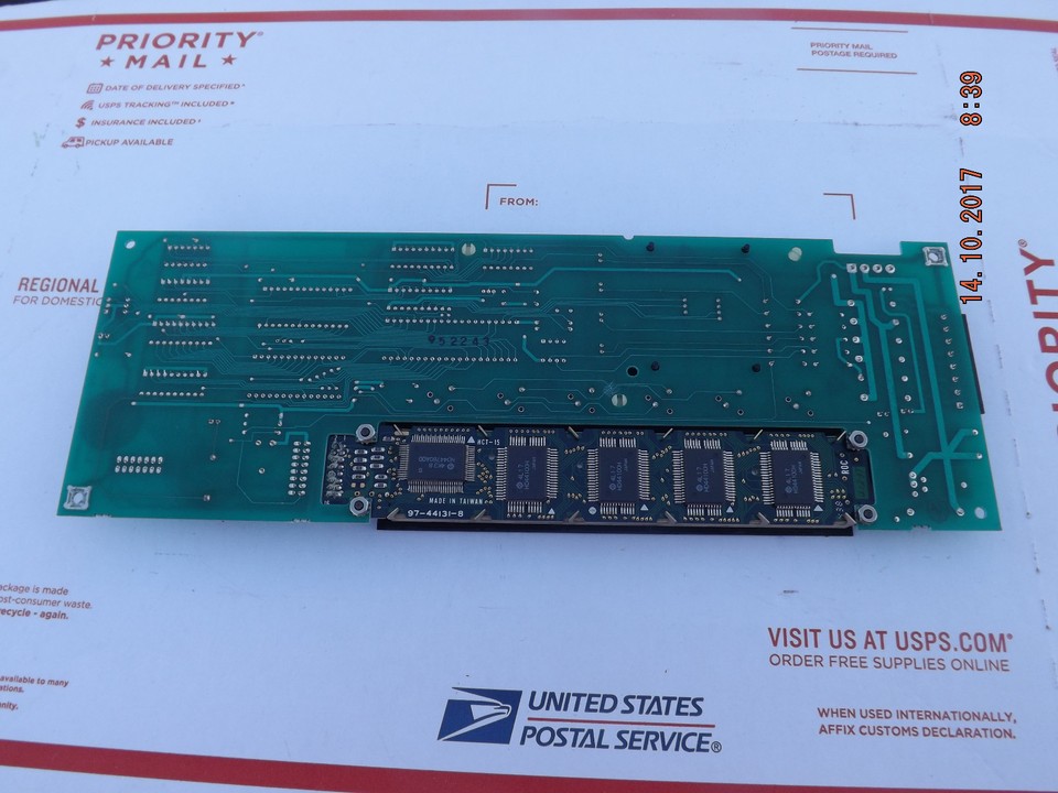 FCI GAMEWELL 7200 KDU-L Keyboard Display Unit Local Fire Alarm Card ...