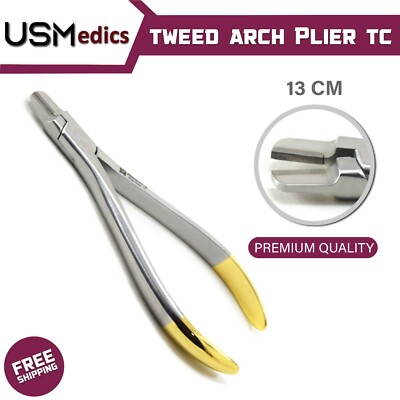 Dental Tweed Arch Plier TC Ortho Wire Bending Loop Archwire Hard Tooth ...