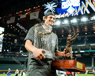 COREY SEAGER 2020 LOS ANGELES DODGERS WORLD SERIES TROPHY & MVP 8X10 ...