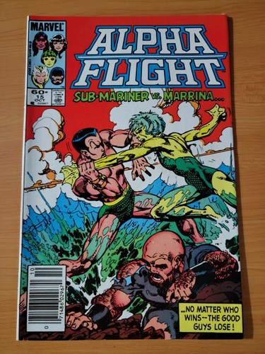 Alpha Flight #15 Zeitungskiosk Variante ~ Fast Neu NM ~ 1984 Marvel ...