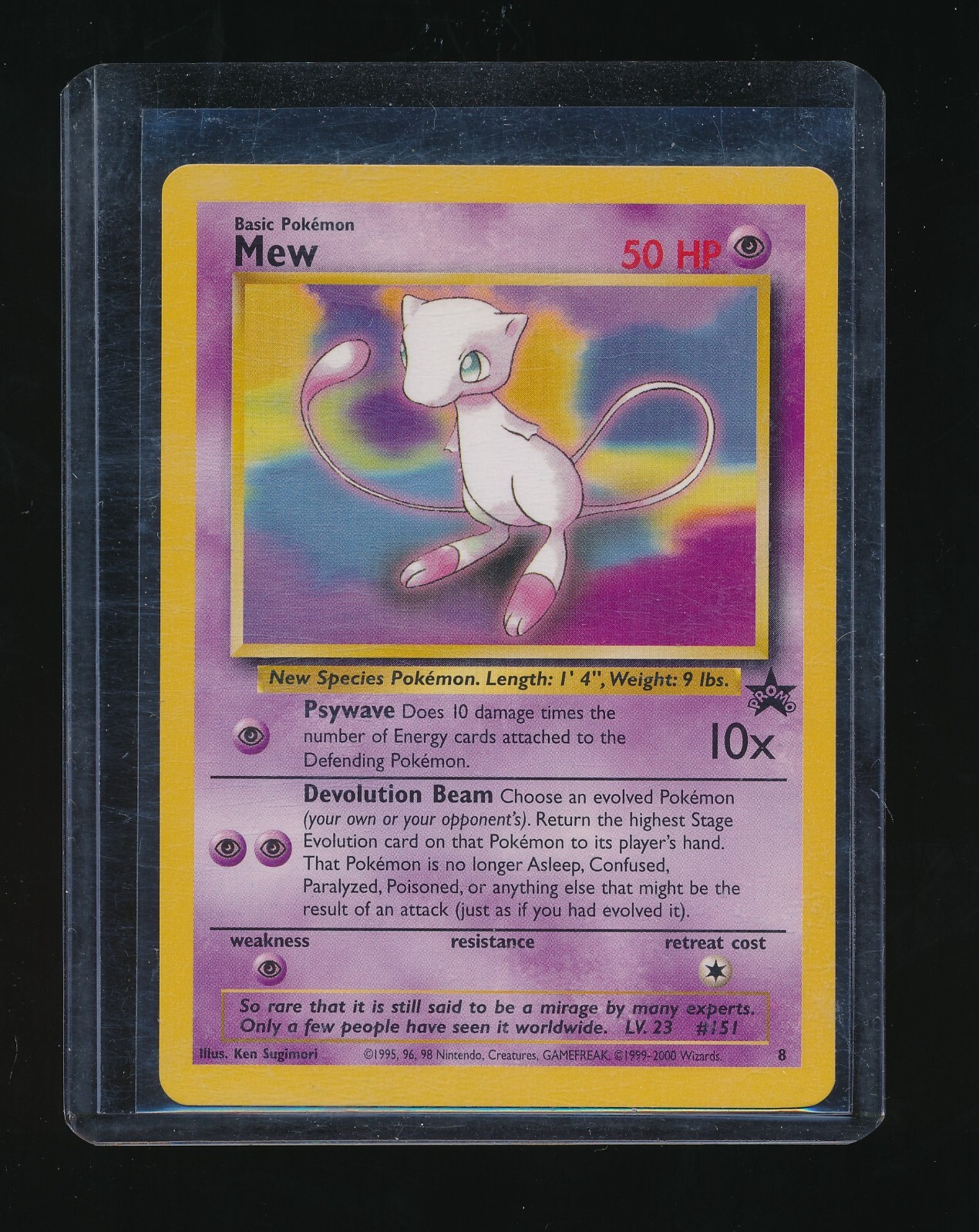 MEW 2000 POKEMON LV 23 #151 50 HP *PROMO* RARE | eBay