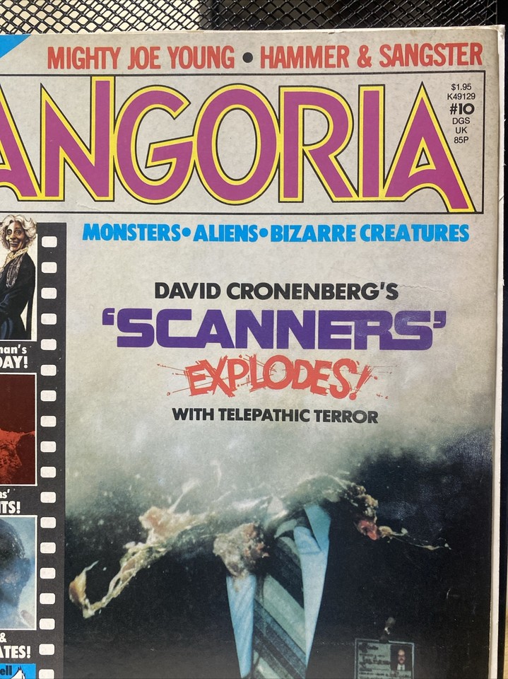 FANGORIA MAGAZINE #10 Scanners Outer Limits Cronenberg Vintage Horror ...