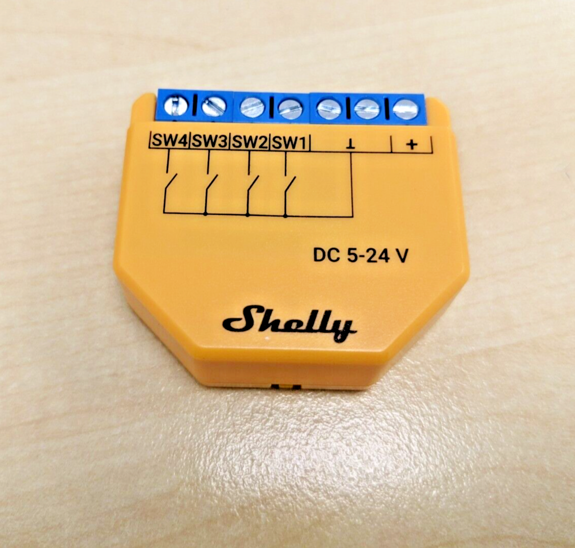 Shelly Plus i4 DC wireless switch input / scene controller | eBay