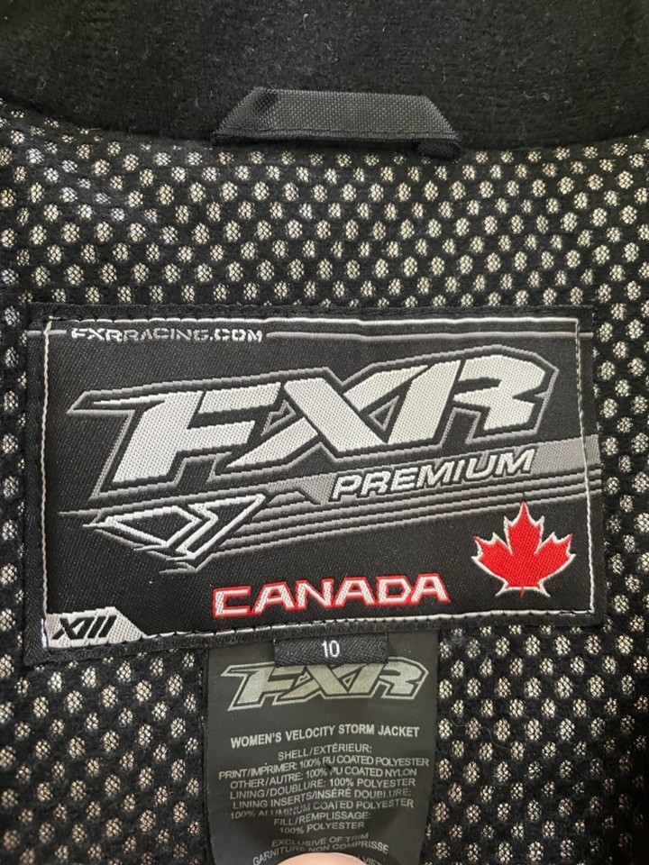 FXR Fox Racing Premium Canada Women’s Size 10 Winter Snowmobile Coat ...