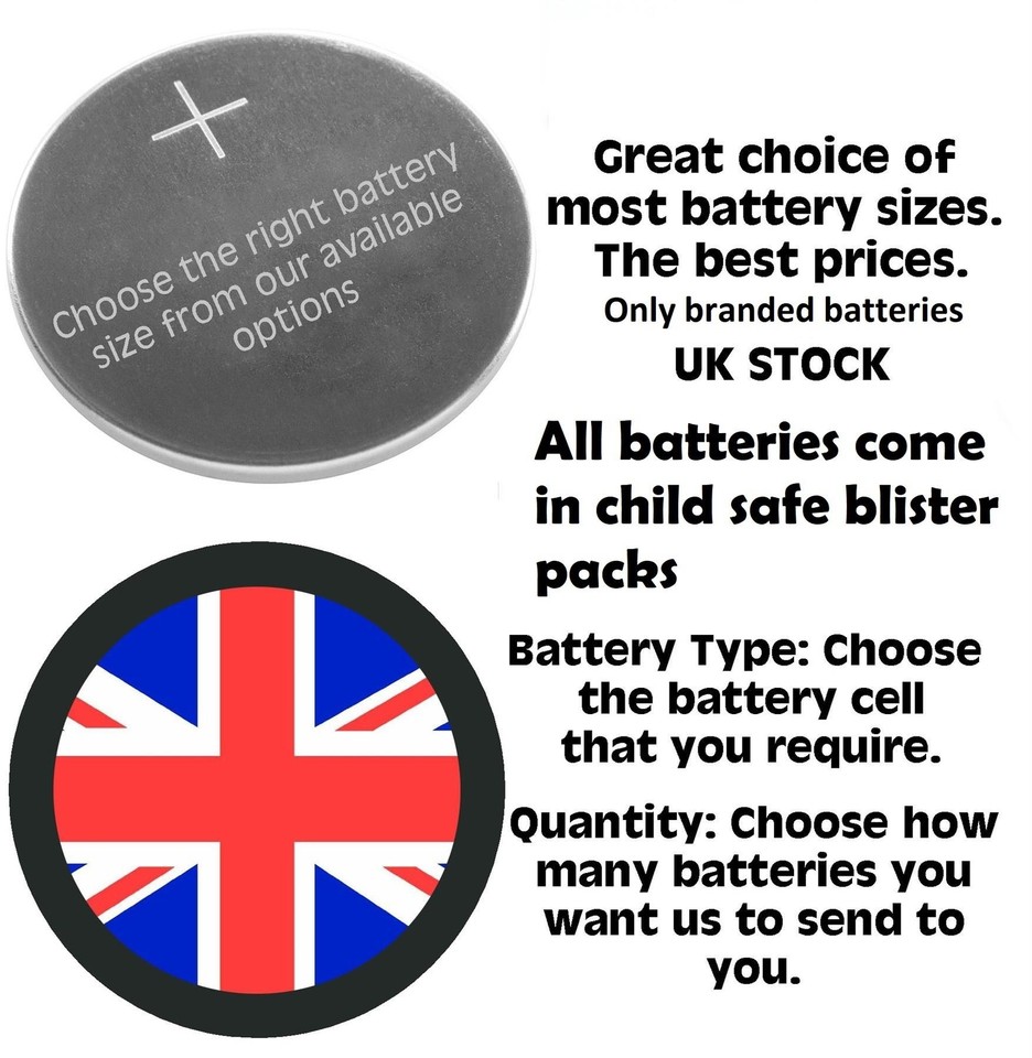 All Sizes Selection Cell Batteries Button Coin Battery Calculator Car ...