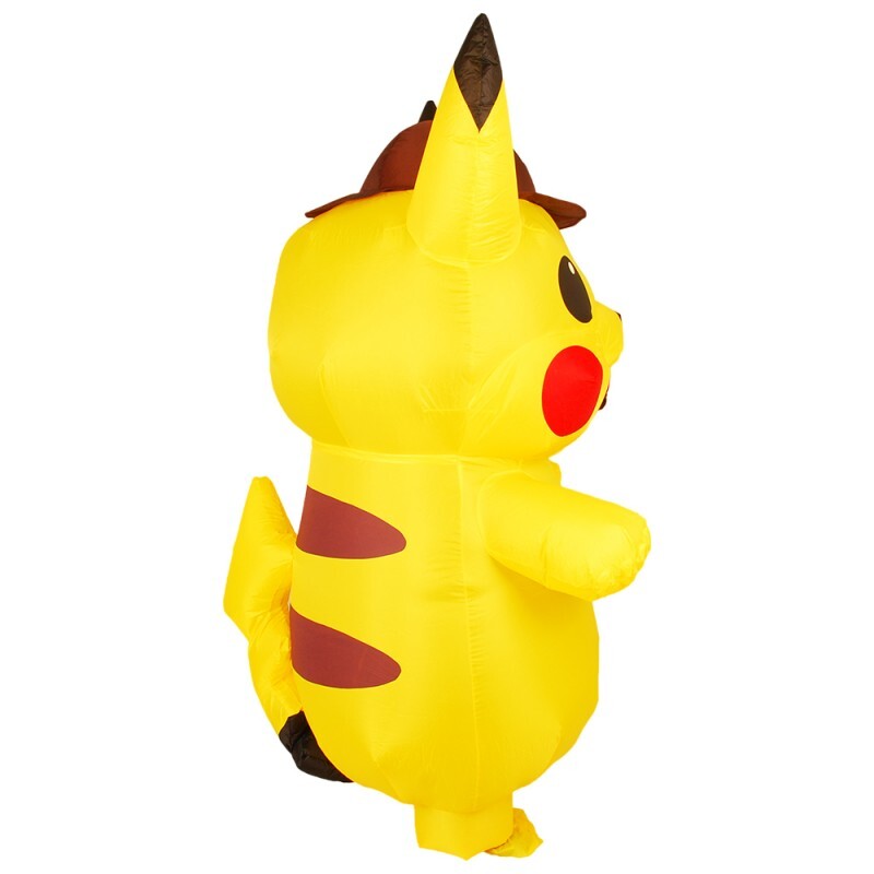 Inflatable Costume Pikachu Mascot Outfit for Halloween Cosplay Party ...