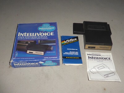 INTELLIVISION INTELLIVOICE VOICE SYNTHESIS MODULE W BOX MODEL NO 3330 ...