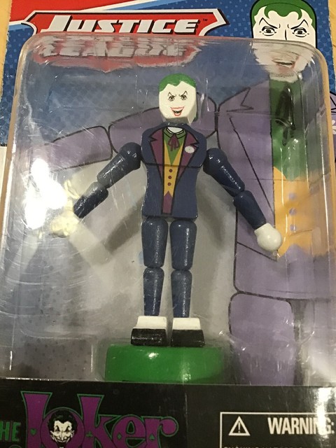 DC COMICS! THE JOKER Classic WOODEN Push Puppet from Entertainment ...