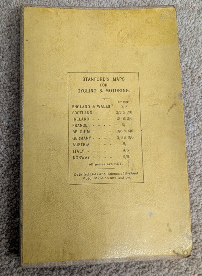Antique Edwardian Ordnance Survey Map Large Series Fold Out Canvas Kent ...