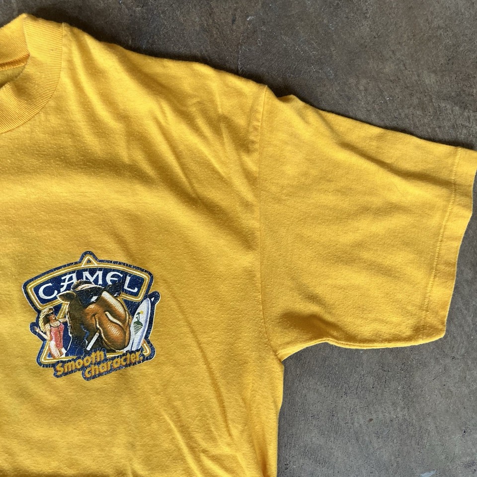 Vintage Camel Cigarettes Smooth Character t-shirt Large 80s single ...