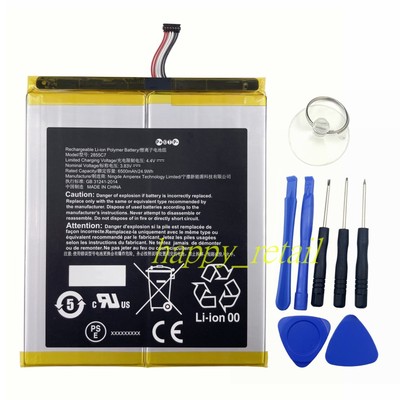 New Battery For Amazon Fire HD 10 13th Gen Tablet TG425K - 2023 release ...