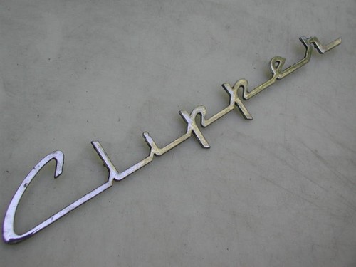 PACKARD CLIPPER OEM SCRIPT 14" EMBLEM BADGE LOGO | eBay