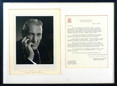 Richard Cardinal Cushing, Archbishop of Boston, Autographed letter ...