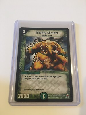 Duel Masters / Mighty Shouter / M15/Y1 / Rare Card To Find / LP Light ...