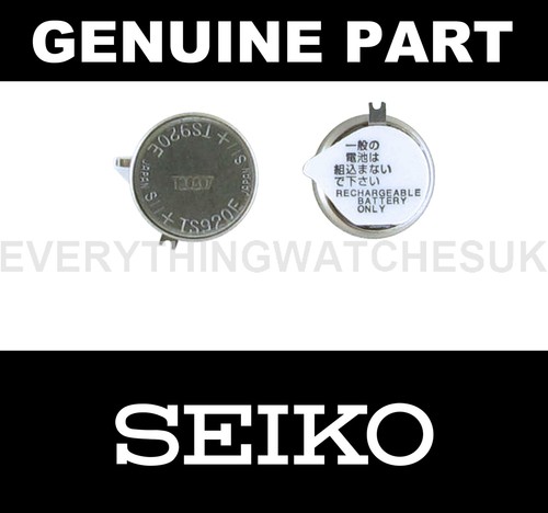 Seiko TS920E 3023 34T Capacitor Watch Battery for V172 V173 V174 V175 ...