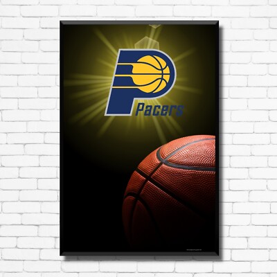 Indiana Pacers Wall Art Print NBA Gift Man Cave POSTER CANVAS | eBay