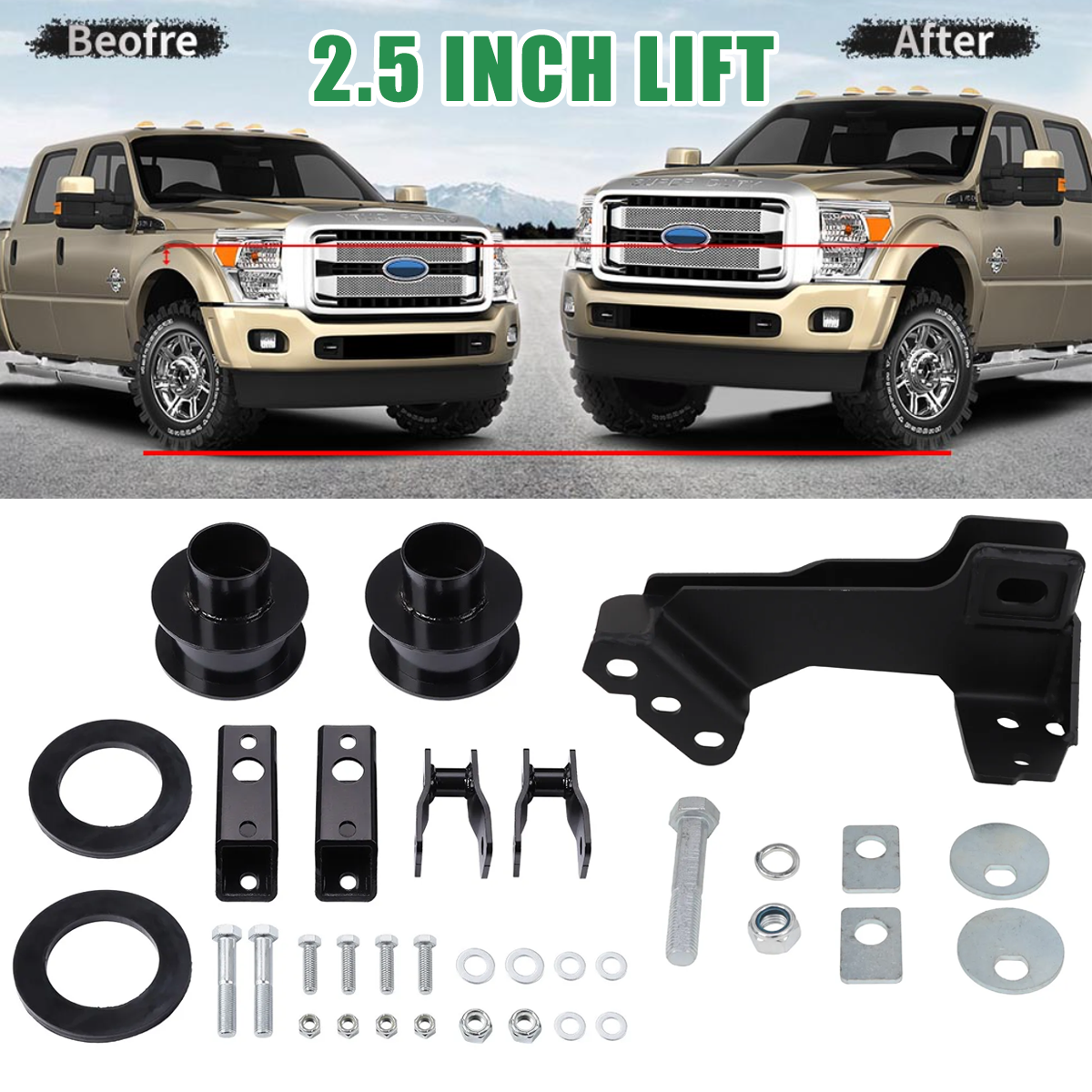 2011 F250 2.5 Leveling Kit ReadyLIFT | Ford Super Duty