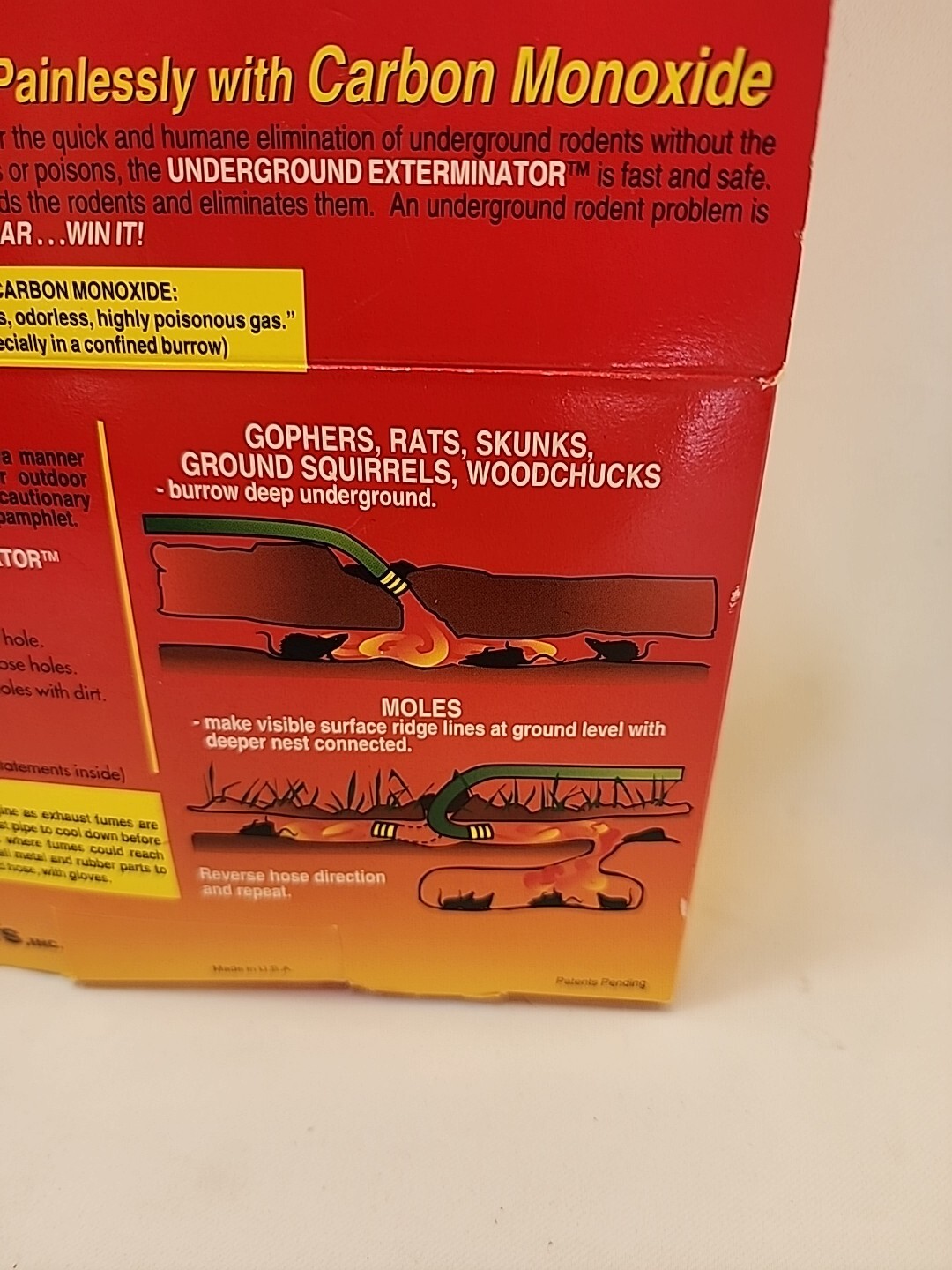 Manning UE-12 Underground Carbon Monoxide Rodent Exterminator for sale ...