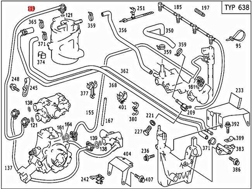 Genuine MERCEDES Line 6110702032 | eBay