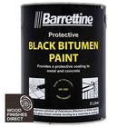 Barrettine Black Bitumen Paint - 1L & 5L - For Metal, Concrete & Wood ...