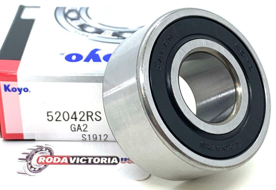 KOYO 5204 2RS ANGULAR CONTACT BALL BEARING, RUBBER SEALED 20x47x20.5mm ...