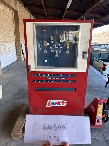 Classic Lance 7 Select Pull Knob Vending Machine | eBay