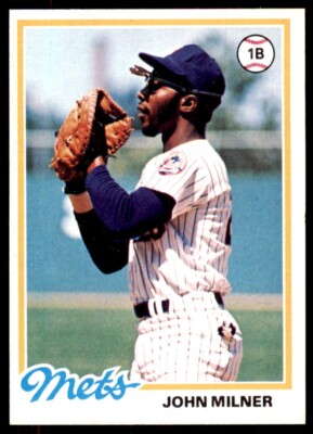 1978 TOPPS JOHN MILNER NEW YORK METS #304 | eBay