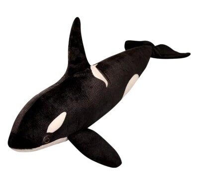 Orca Killer Whale Plush Toy 27" Stuffed Animal Toddler Doll Gift for ...