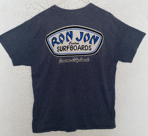 Ron Jon Surf Shop T Shirt Mens Size L Blue Surfing Surfer Panama City ...