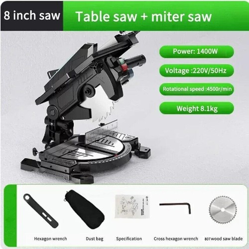 Compound Miter Saw Cutting Machine 45° Woodworking Aluminum Cutting ...