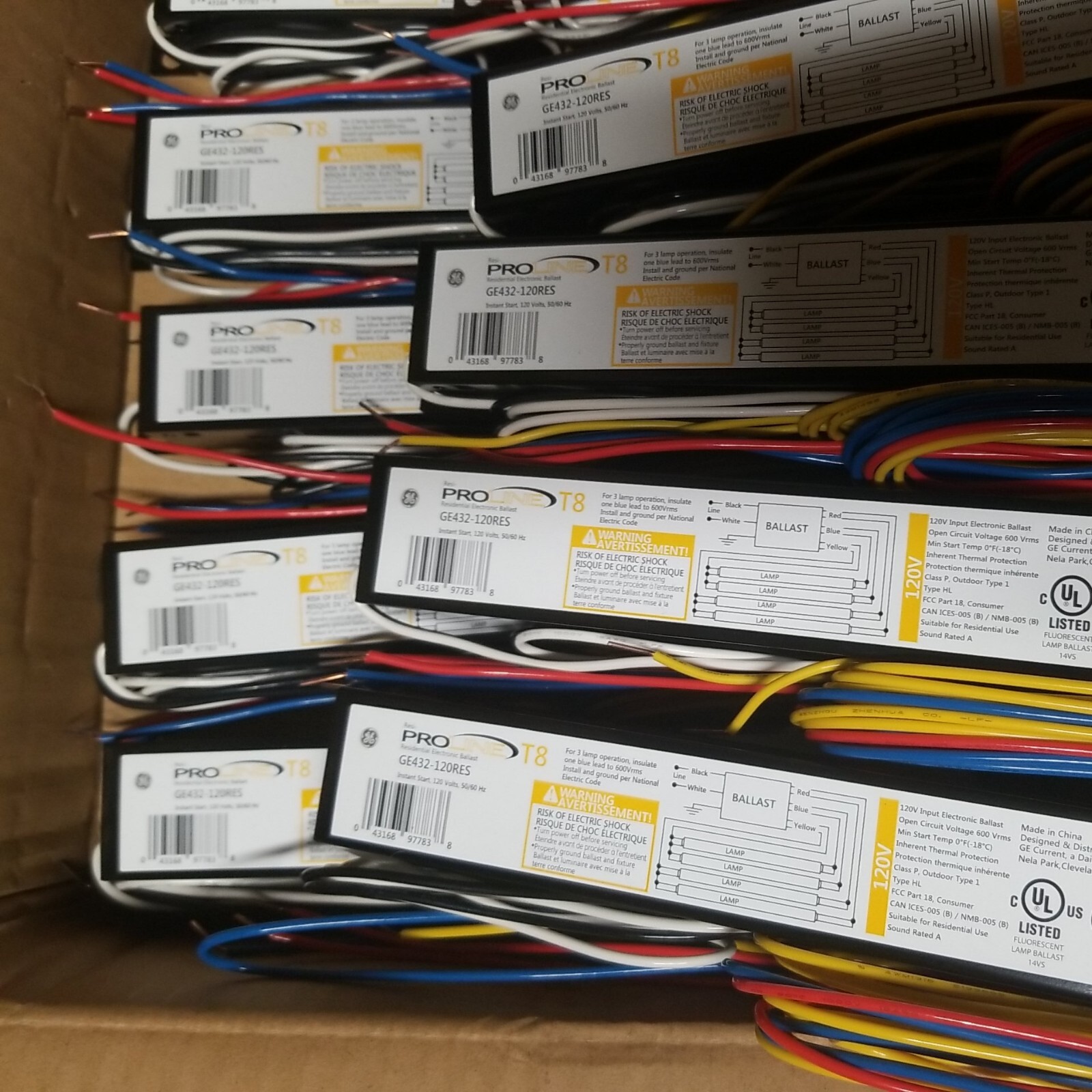 GE Proline GE432-120-RES Electronic Ballast Case of 10 pcs New | eBay