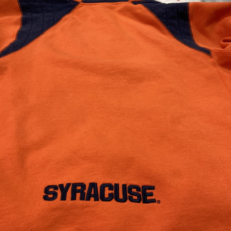 Nike Authentic Syracuse University Hoodie Orange Hooded Sweatshirt ...