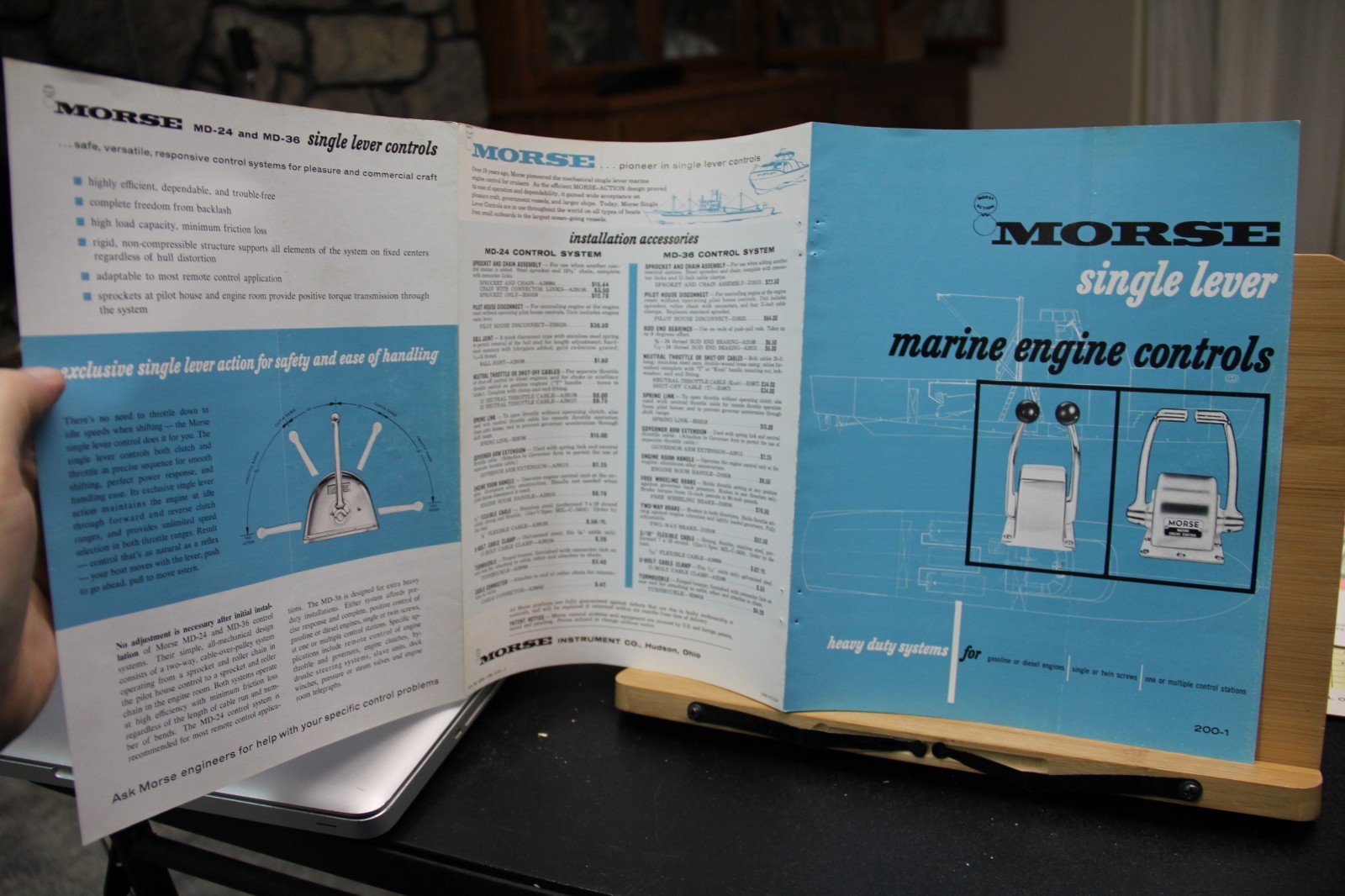 Brochure Mfg Dealer Morse Single Lever Controls Steering Systems Hudson ...