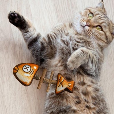 Cat Chew Toy Chewing Cat Lover Gifts Fetching Bite Resistant Pet Toy ...