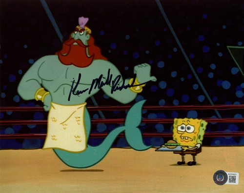 KEVIN MICHAEL RICHARDSON SIGNED 8x10 PHOTO SPONGEBOB SQUAREPANTS ...