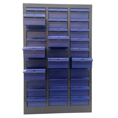 Industrial Small Parts Storage Cabinet with 30 Large Drawers without ...