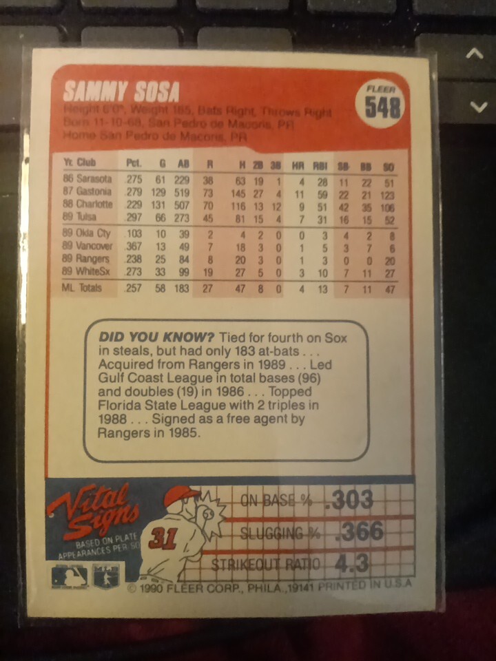 baseball cards lot Sammy sosa,cards,different cards | eBay